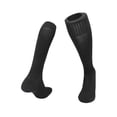 AJGRHE Adult Children Sports Fitness Pure Black Football Stockings ...