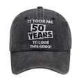 AJGRHE Baseball Caps Adjustable Washed Embroidered Casual Hat Unisex ...