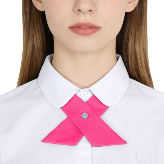 AJGRHE Bow Ties for Women Criss-Cross Tie Solid Color Neck Tie for ...