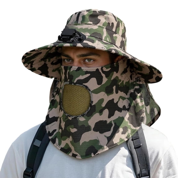 AJGRHE Bucket Hat For Men Women Adjustable Outdoor Sun Hat With Casual ...