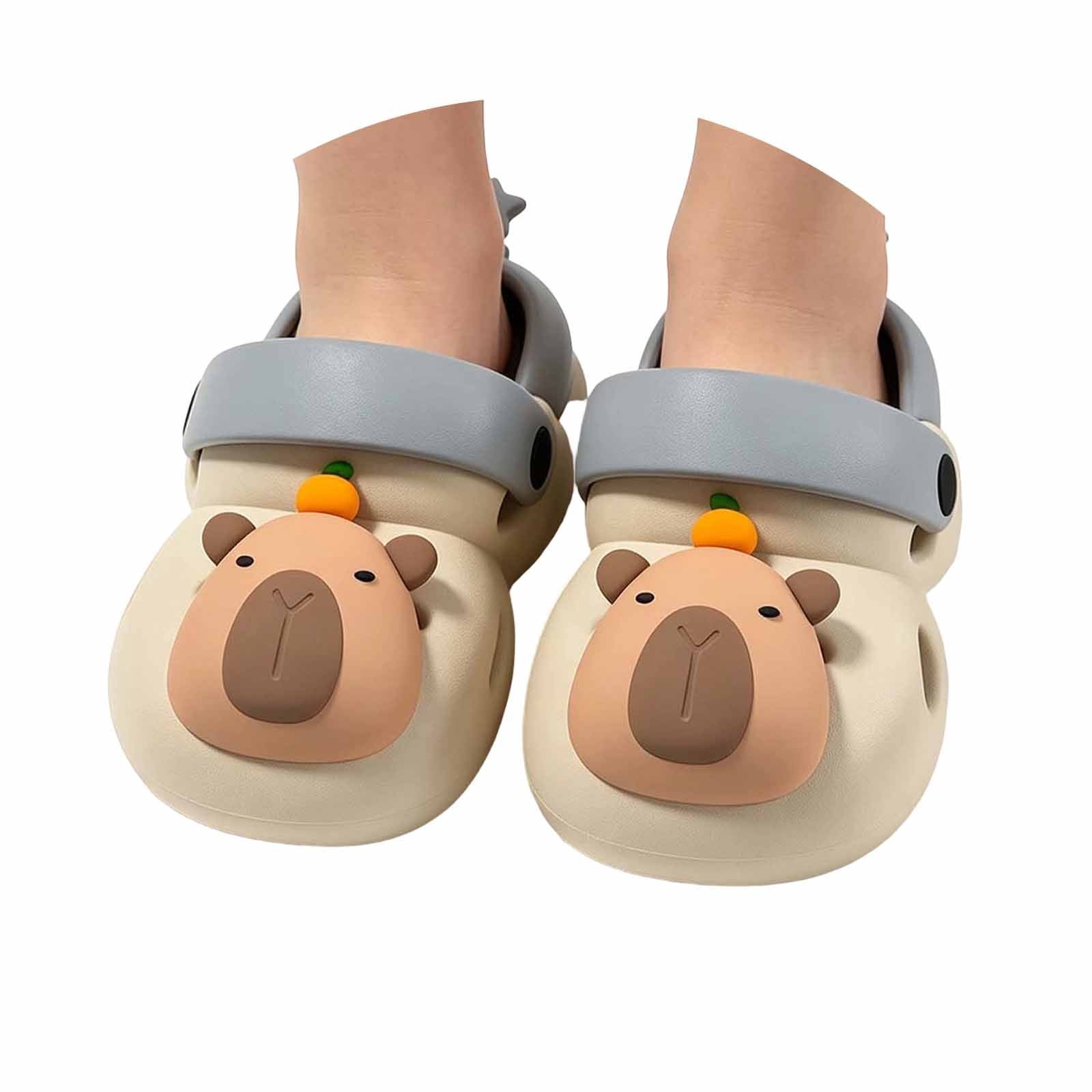 AJGRHE Cute CartoonSoft Sole Home Slippers For Kids Breathable Summer ...