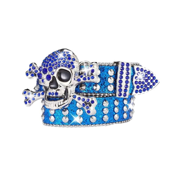AJGRHE Elegant Rhinestone Buckle Waist Belt Set with Three Distinctive Designer Styles for Women ...