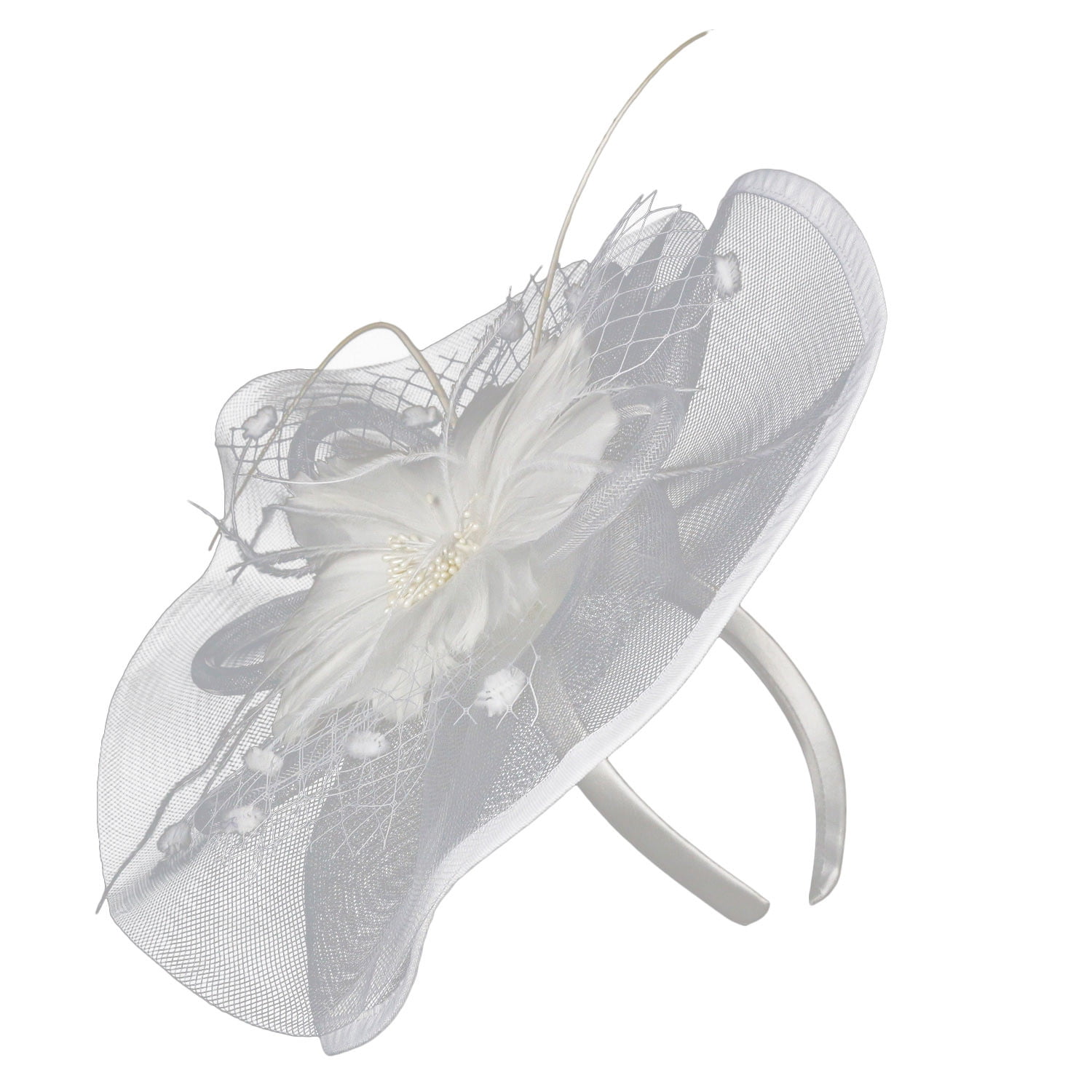 AJGRHE Exquisite Stunning Elegant Decorative Women Hair Hat Fascinators ...
