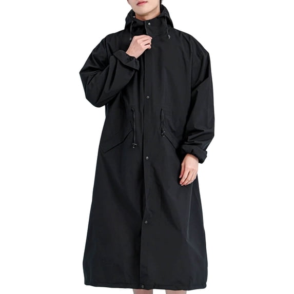 AJGRHE Fashion Windproof Raincoat With Hood Suitable Commuting School ...