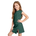 AJGRHE Girls 2 Pieces Tracksuit Summer Crewneck Crop Tops and Skirts ...