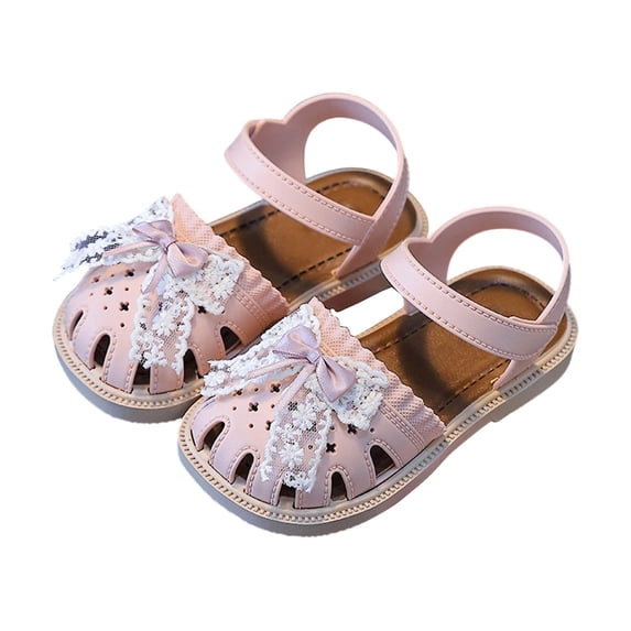 AJGRHE Girls Lightweight Summer Casual Sandals, Adjustable Closure ...