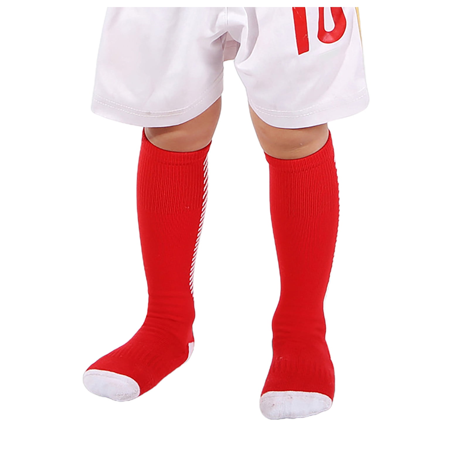 AJGRHE Kids Striped Printed Mid Calf Socks Comfortable Breathable Non ...