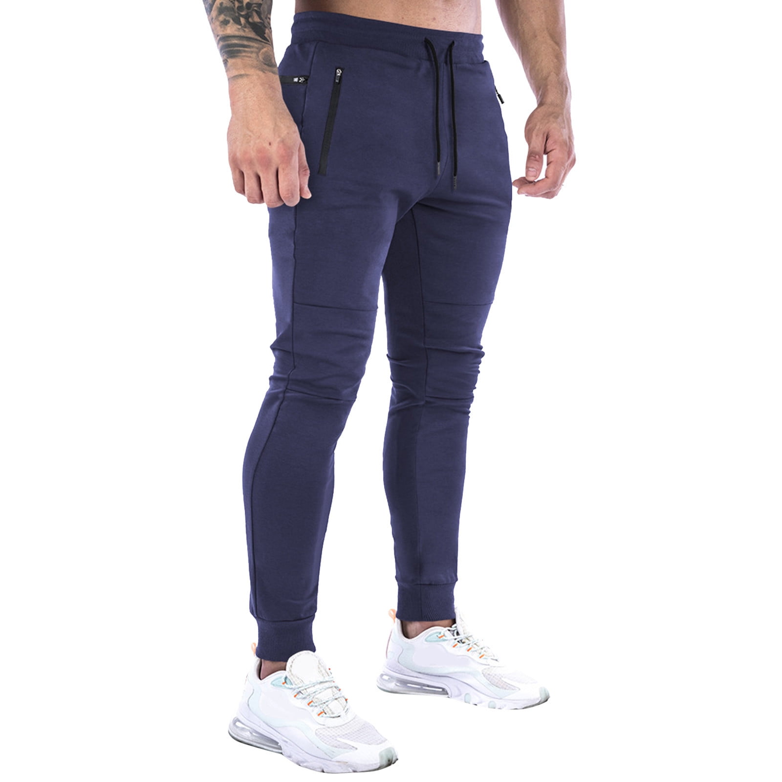 AJGRHE Men Gym Pants Muscle Fitness Training Trousers with Back Hanging ...