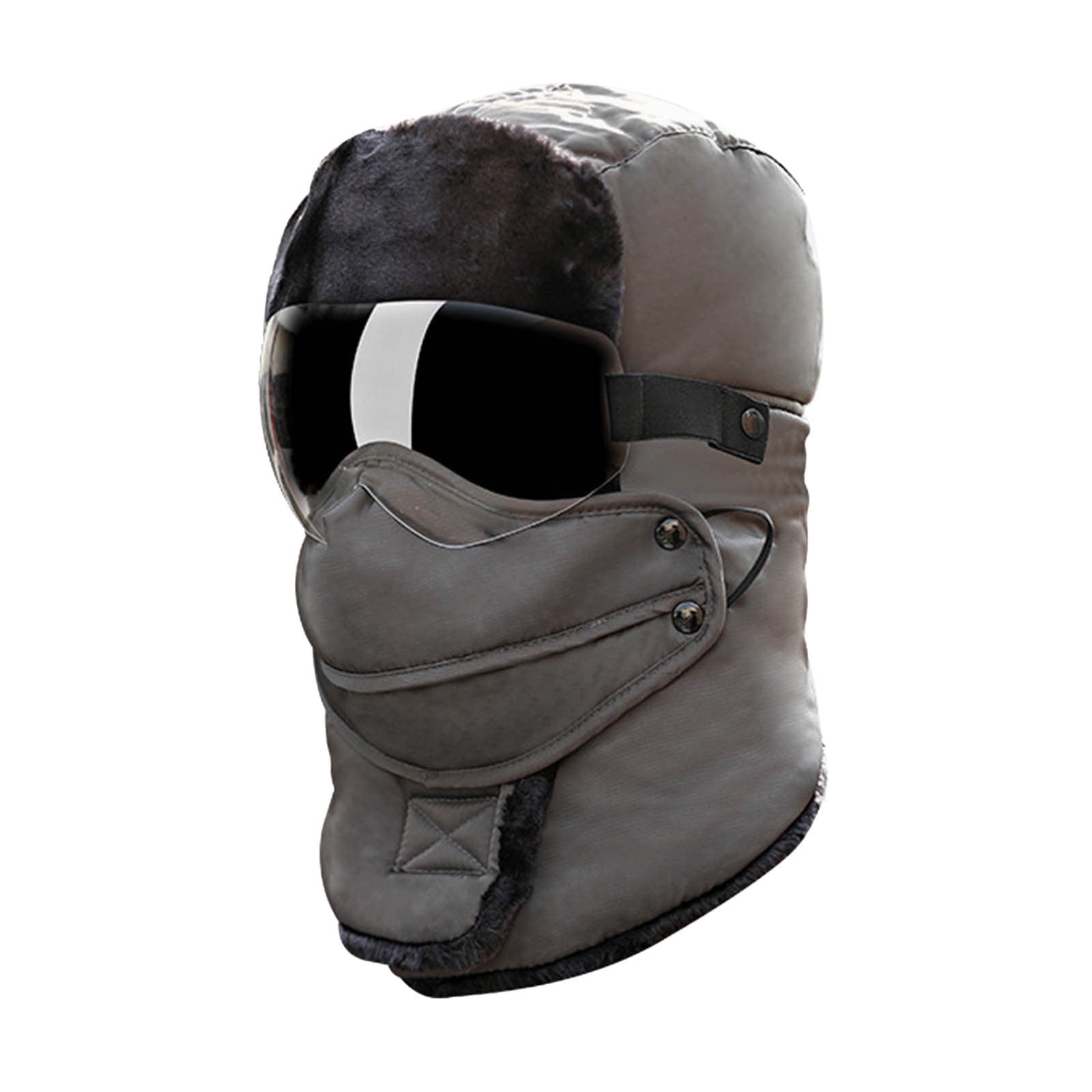 AJGRHE Men Winter Cycling Thick Velvet Warm Windproof Hat Earflap Cap ...
