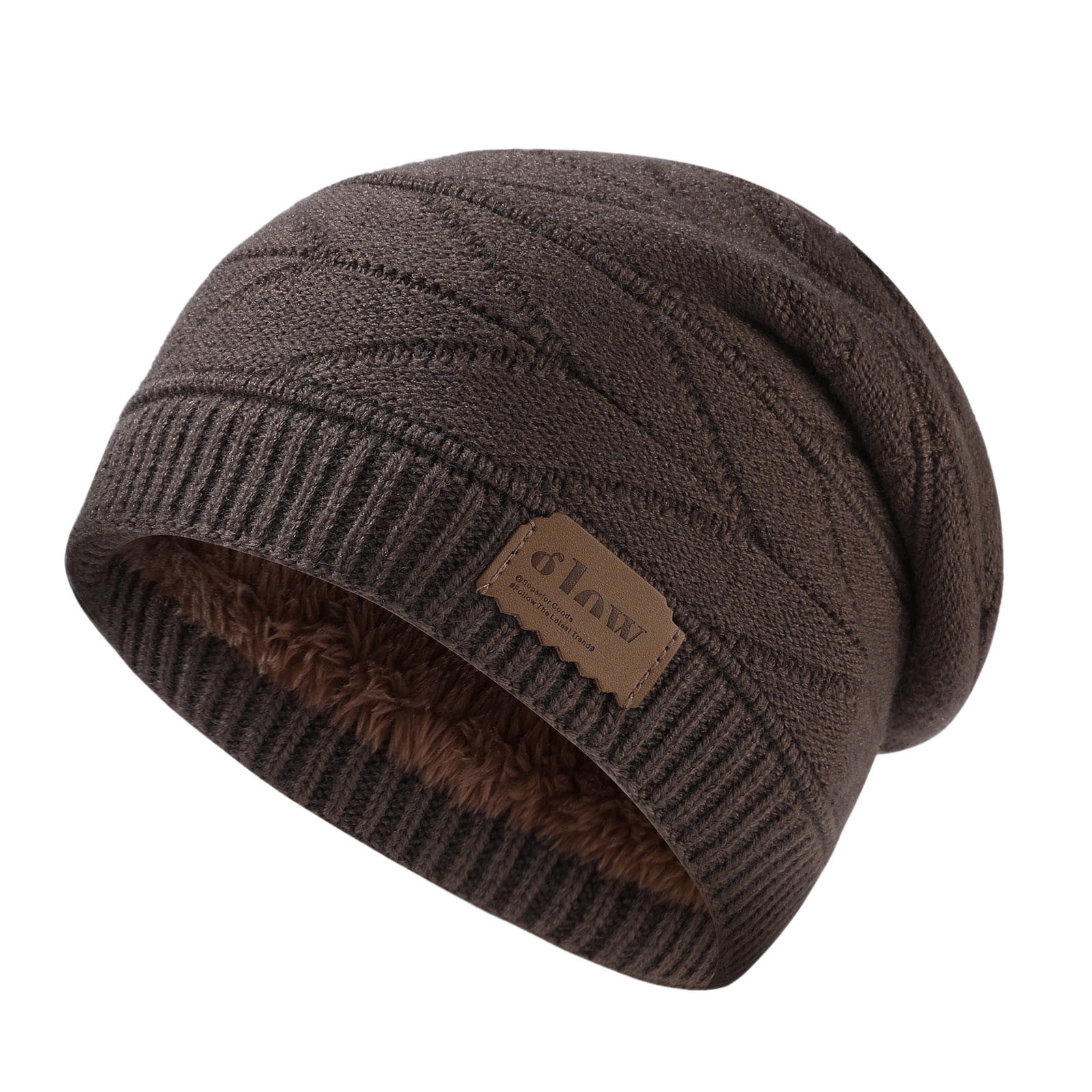 AJGRHE Men Women Hats Outdoor Warm Cold Proof Plus Velvet Thickened ...