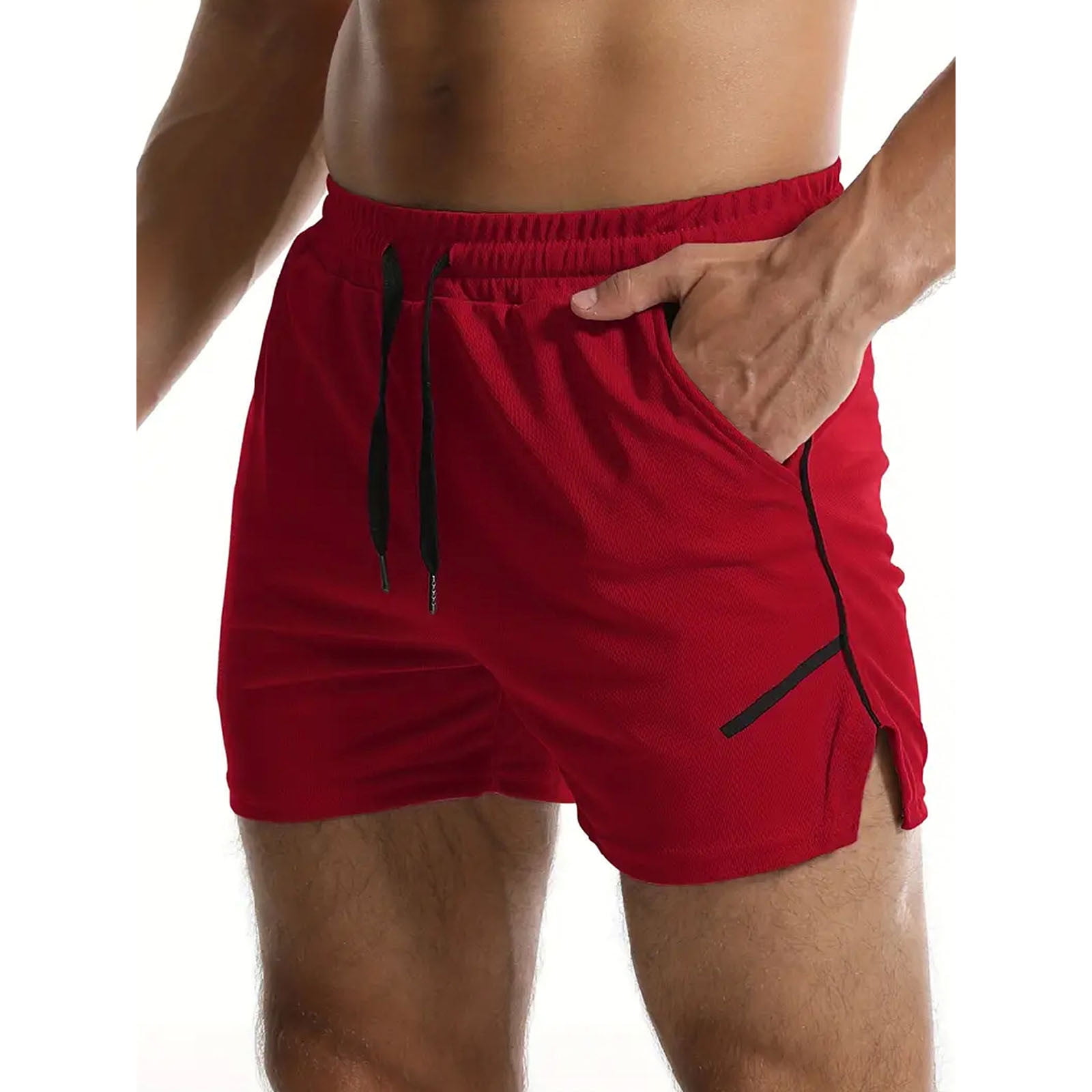 AJGRHE Men's Athletic Shorts Gym Workout Short Shorts Casual Shorts ...