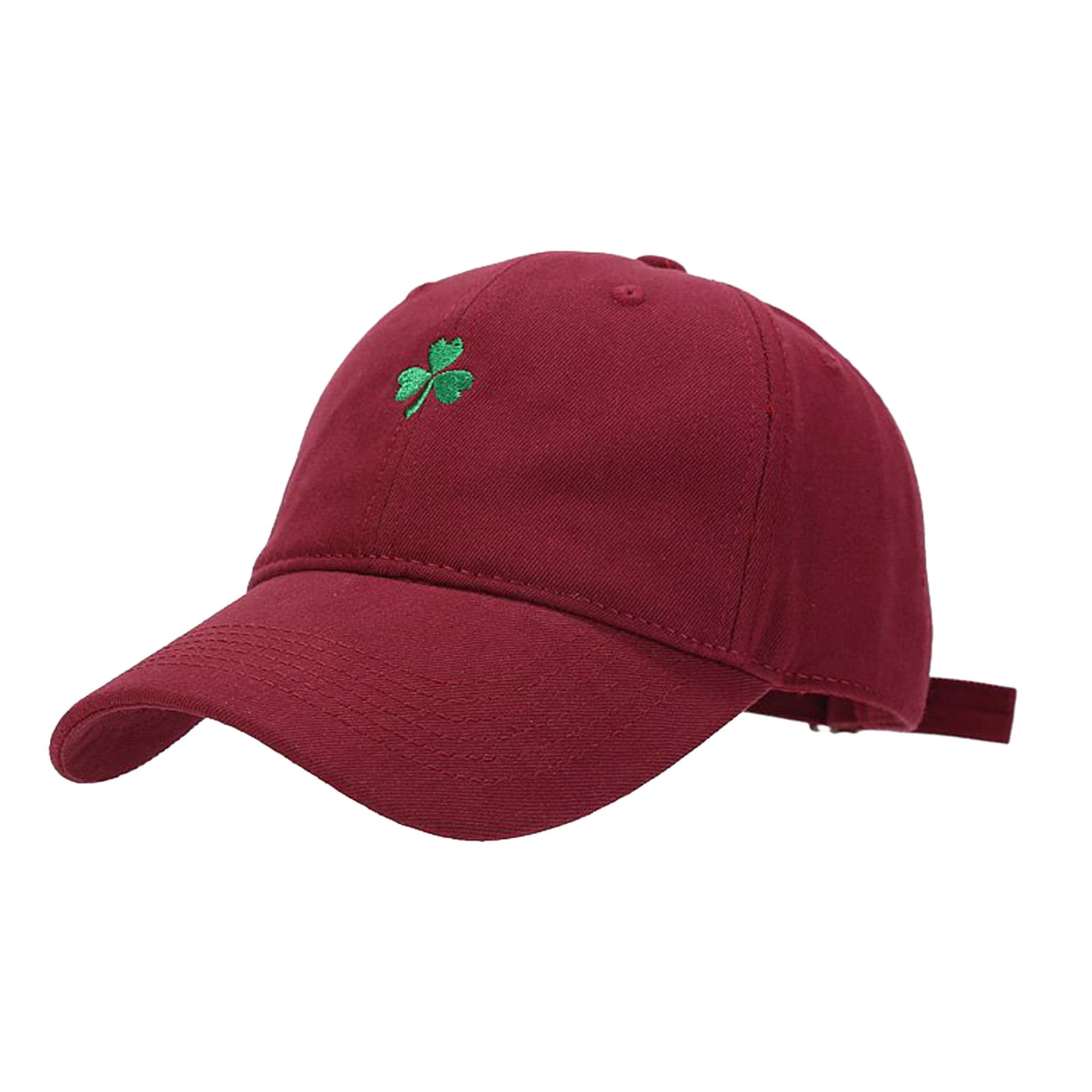 AJGRHE Three Leaves Pattern Baseball Cap Tongue Outdoor Sun Visor Hat ...