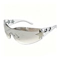 AJGRHE Trendy Y2K Sunglasses, Star Shades, One Piece Transparent Tinted ...