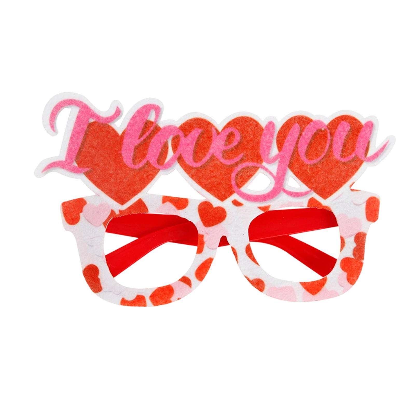AJGRHE Valentine's Day Heart Shaped Novelty Glasses – Happy Valentine’s ...