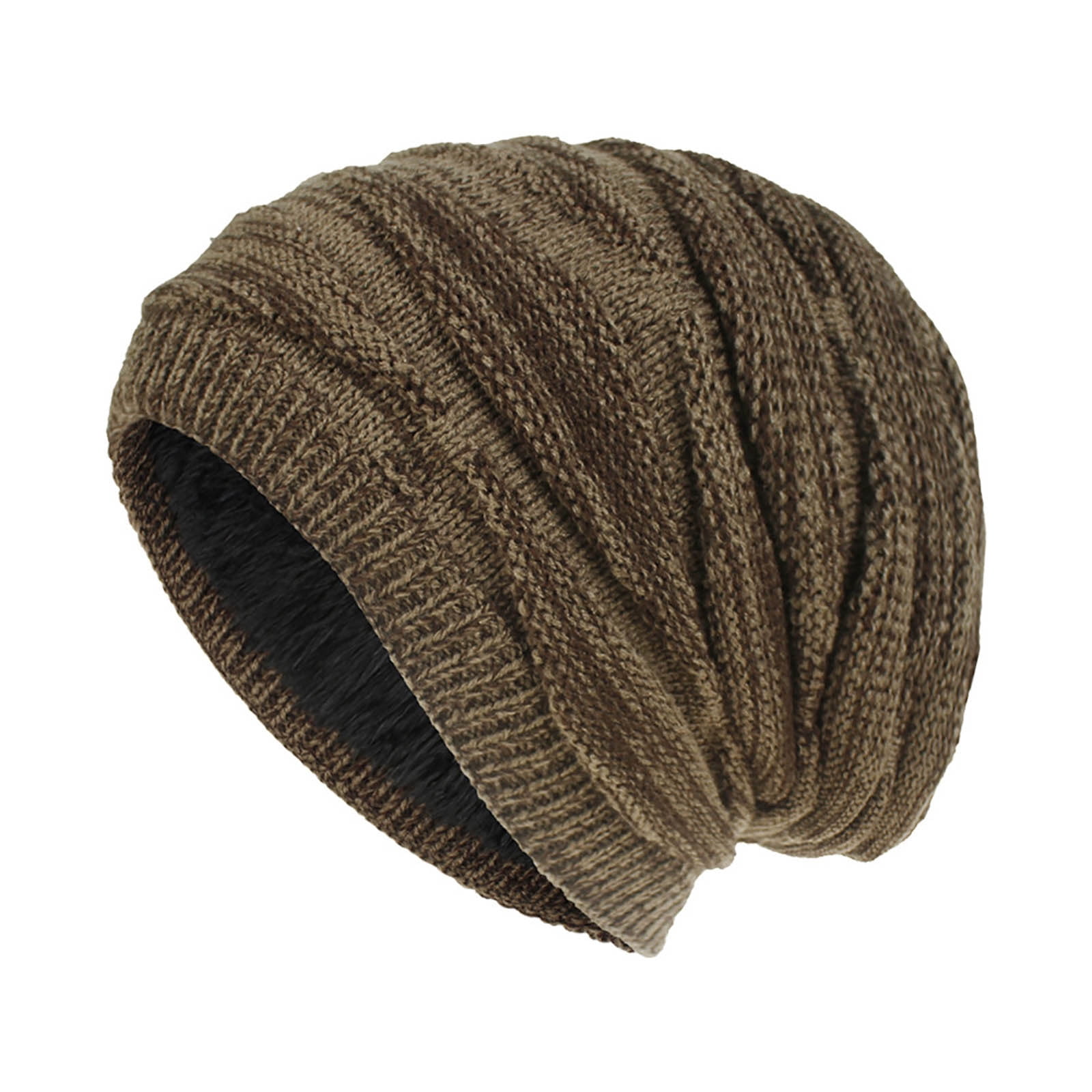 AJGRHE Winter Beret Knit Hat Warm Soft Thick Cute Knitted Cap For Cold ...