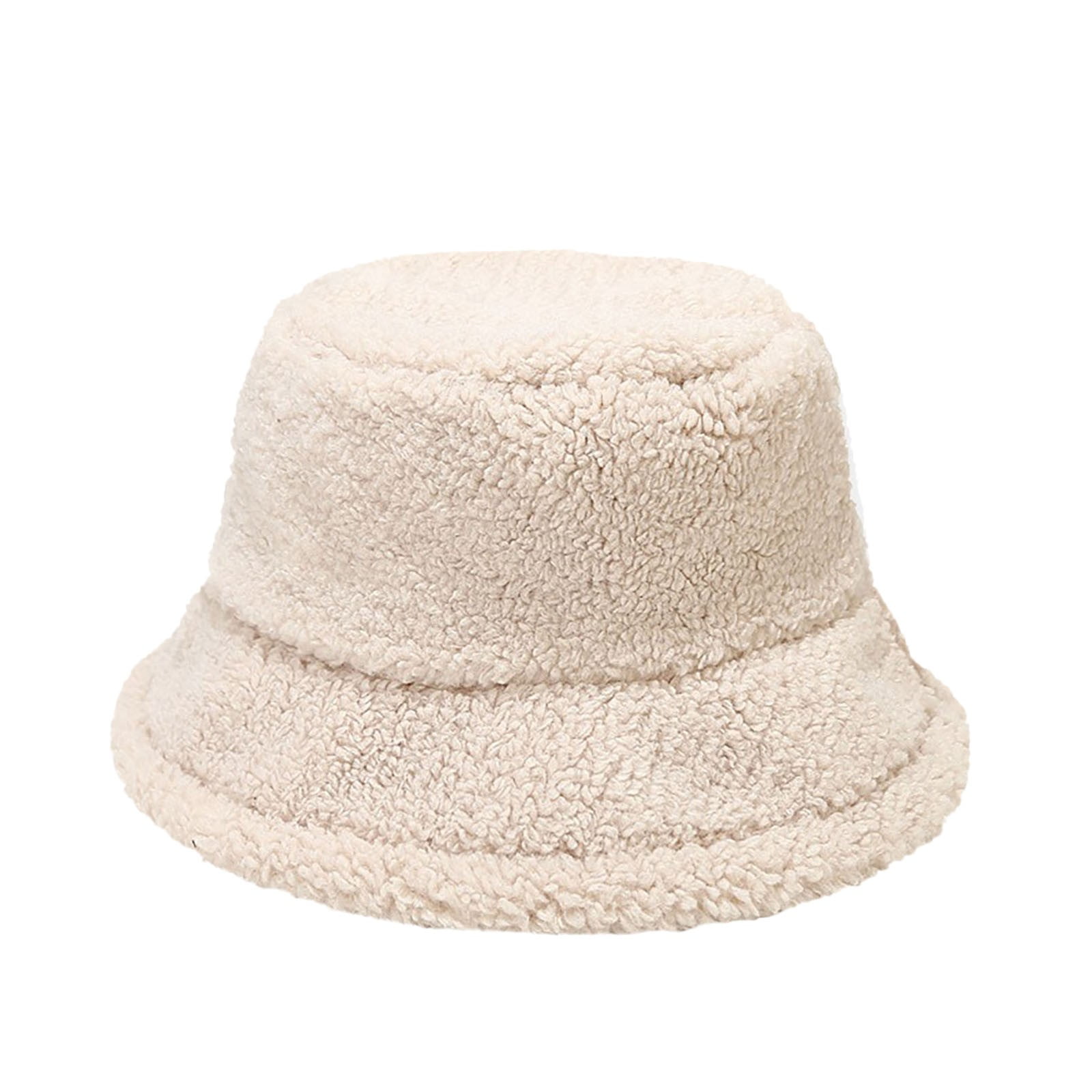 AJGRHE Winter Cow Print Bucket Hats Women Outdoor Warm Sun Hat Soft ...