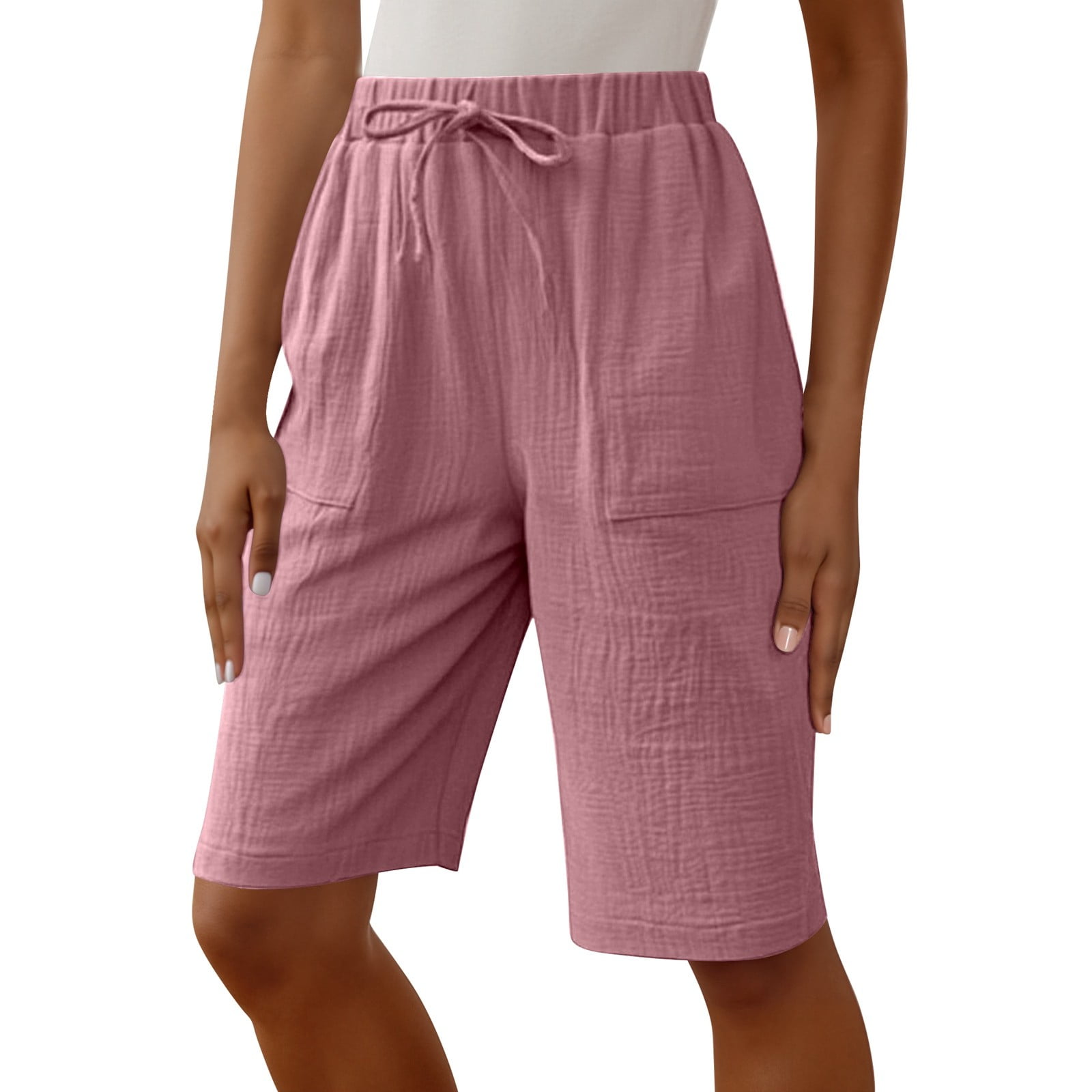 AJGRHE Women Daily Casual Summer Five Point Shorts Pairing With Short ...