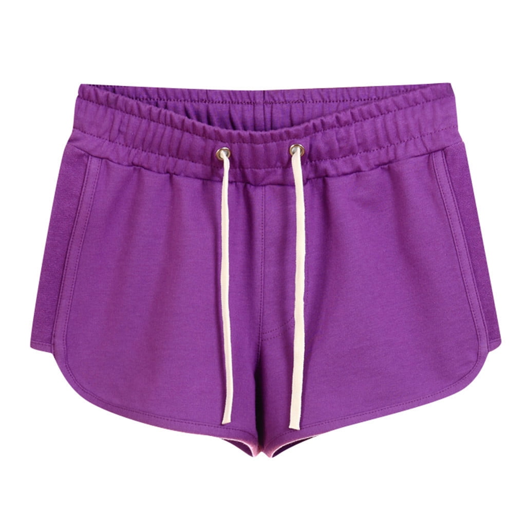 AJGRHE Women Summer Sports Casual Embroidered Shorts Home Bottoms ...