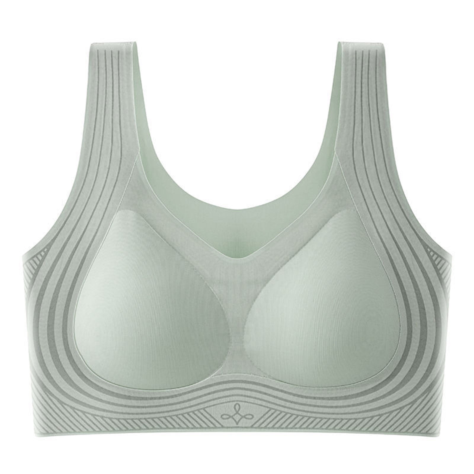 AJGRHE Women Wireless BraSummer Comfort Sports Fitness Gathering ...