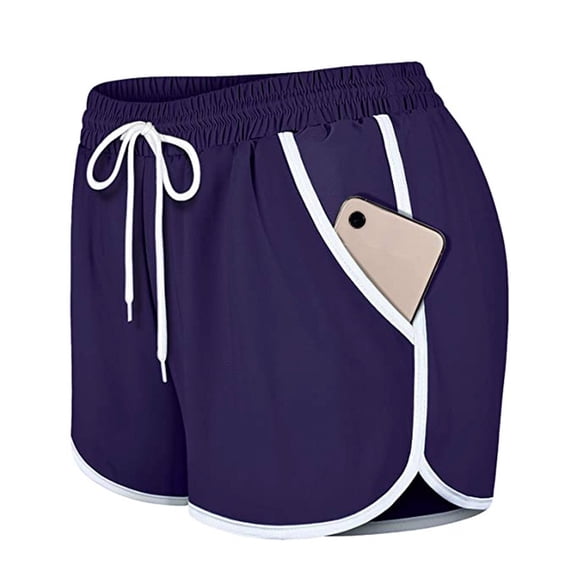 AJGRHE Women's Athletic Shorts with Pockets Quick Dry Lightweight ...