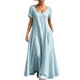 AJGRHE Women's Casual Maxi Dress Soft Breathable, Figure Flattering for ...