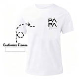 AJGRHE Women's Loose Fit Comfort Tee For Father Day Casual Short Sleeve ...