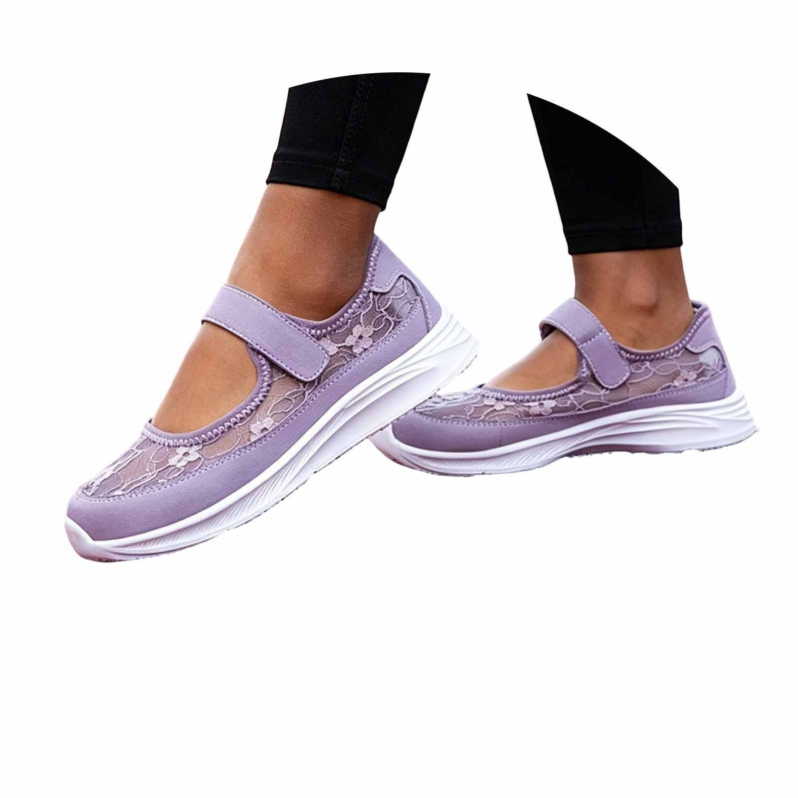 AJGRHE Women's Mary Jane Flats Barefoot Shoes Wide Toe Box Zero Drop ...