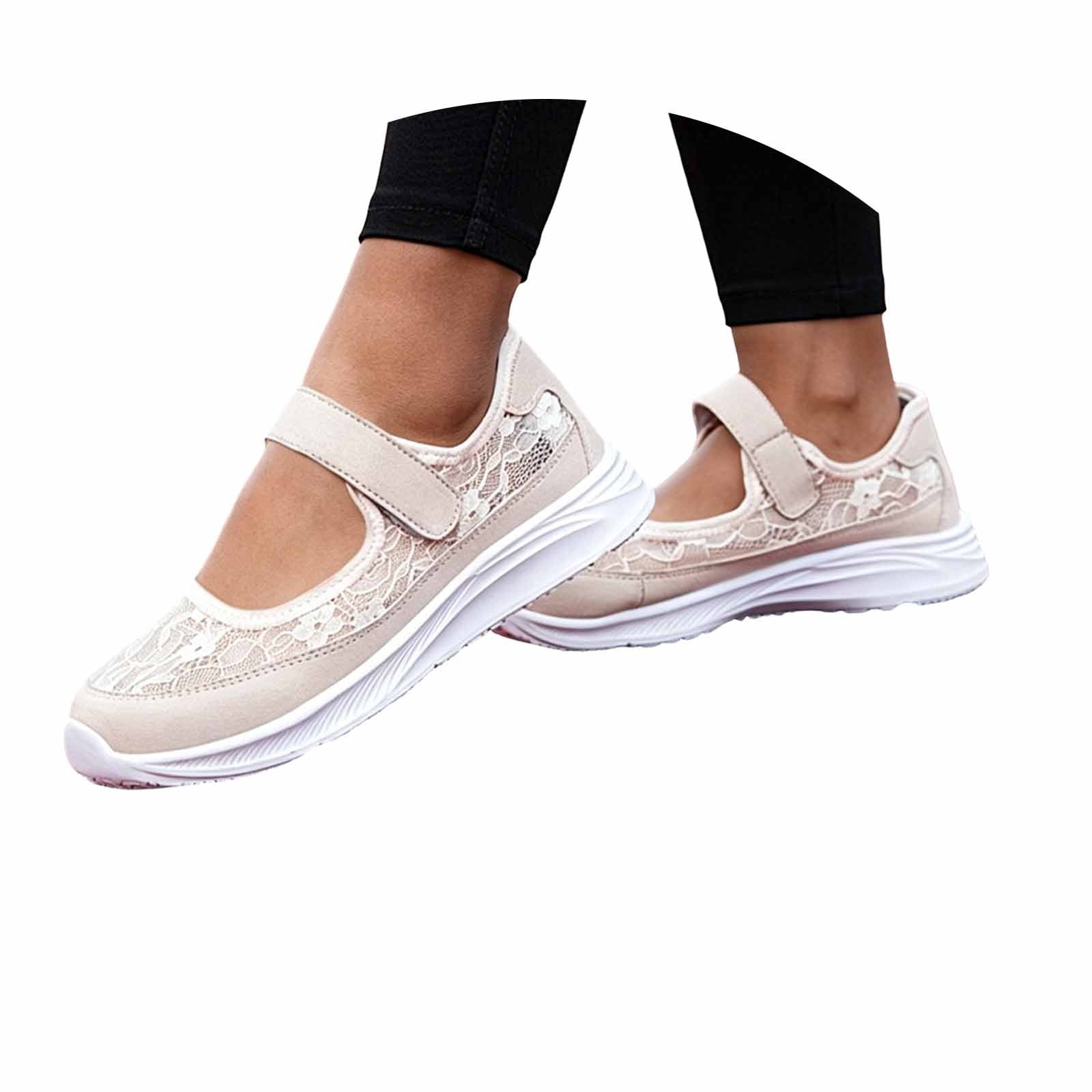 AJGRHE Women's Mary Jane Flats Barefoot Shoes Wide Toe Box Zero Drop ...
