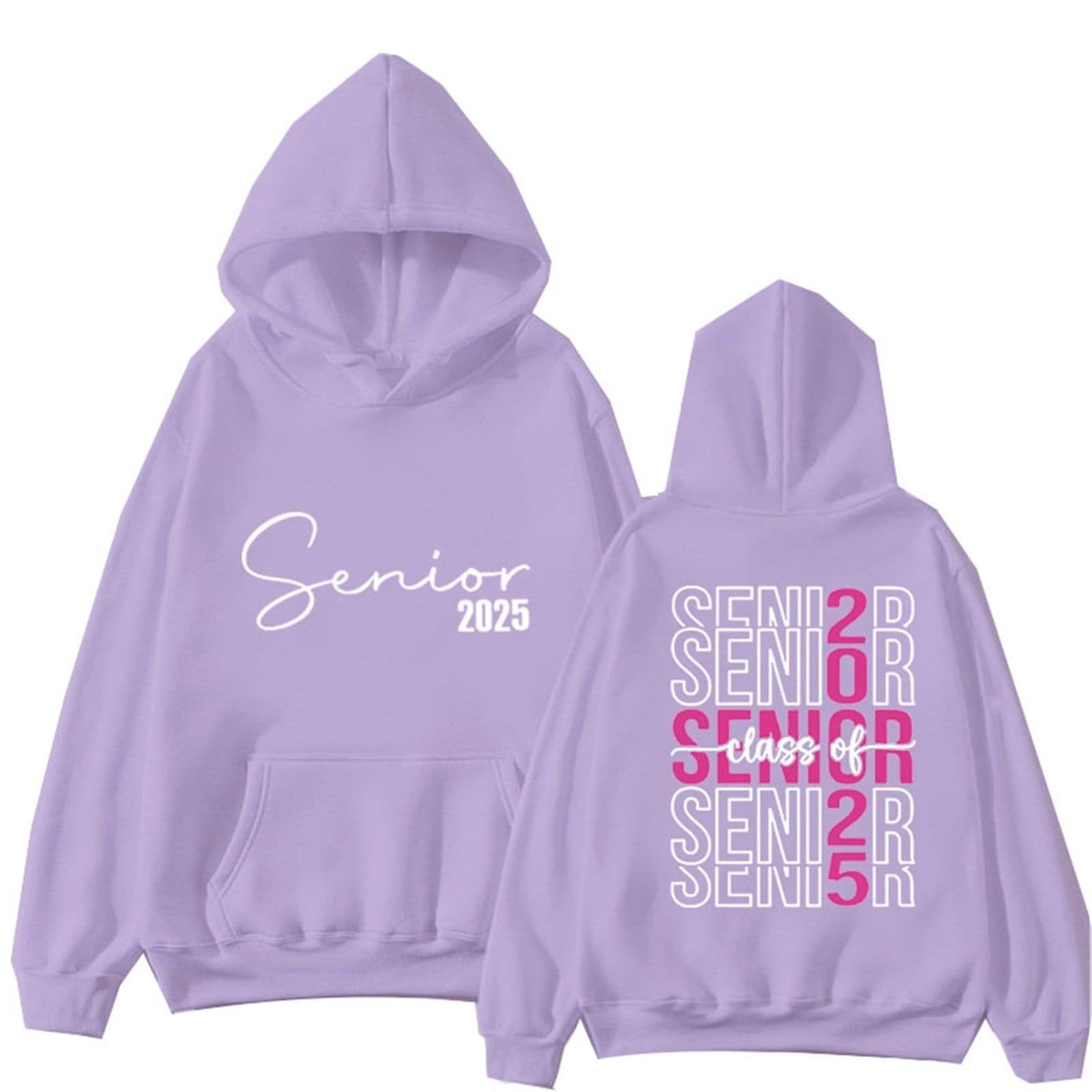 AJHSAKLt Hoodies for Teen Girls Script Heart Senior 2025 Graduate High ...