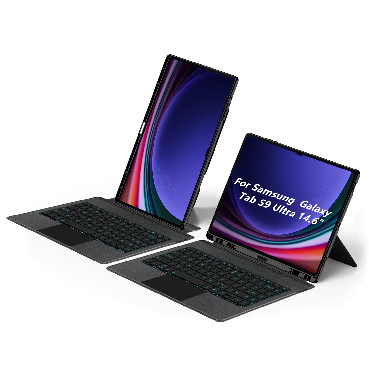 AJIUYU Keyboard Cover For Samsung Galaxy Tab S9 Ultra 14.6 inch S10U ...