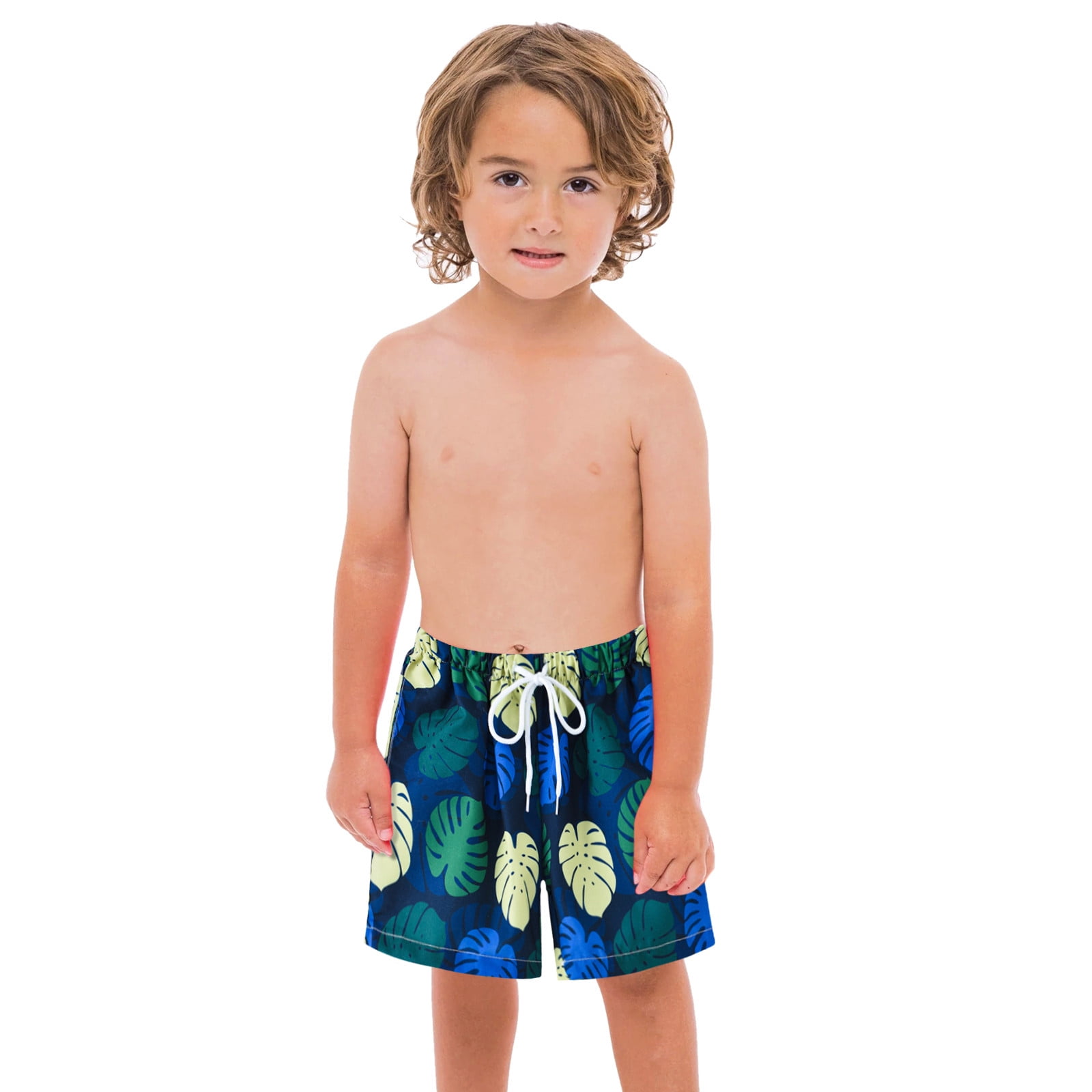 AJIWYH Boys' Swimwear 2t Swim Trunks Boys Bathing Suit (Black,7-8 Years ...