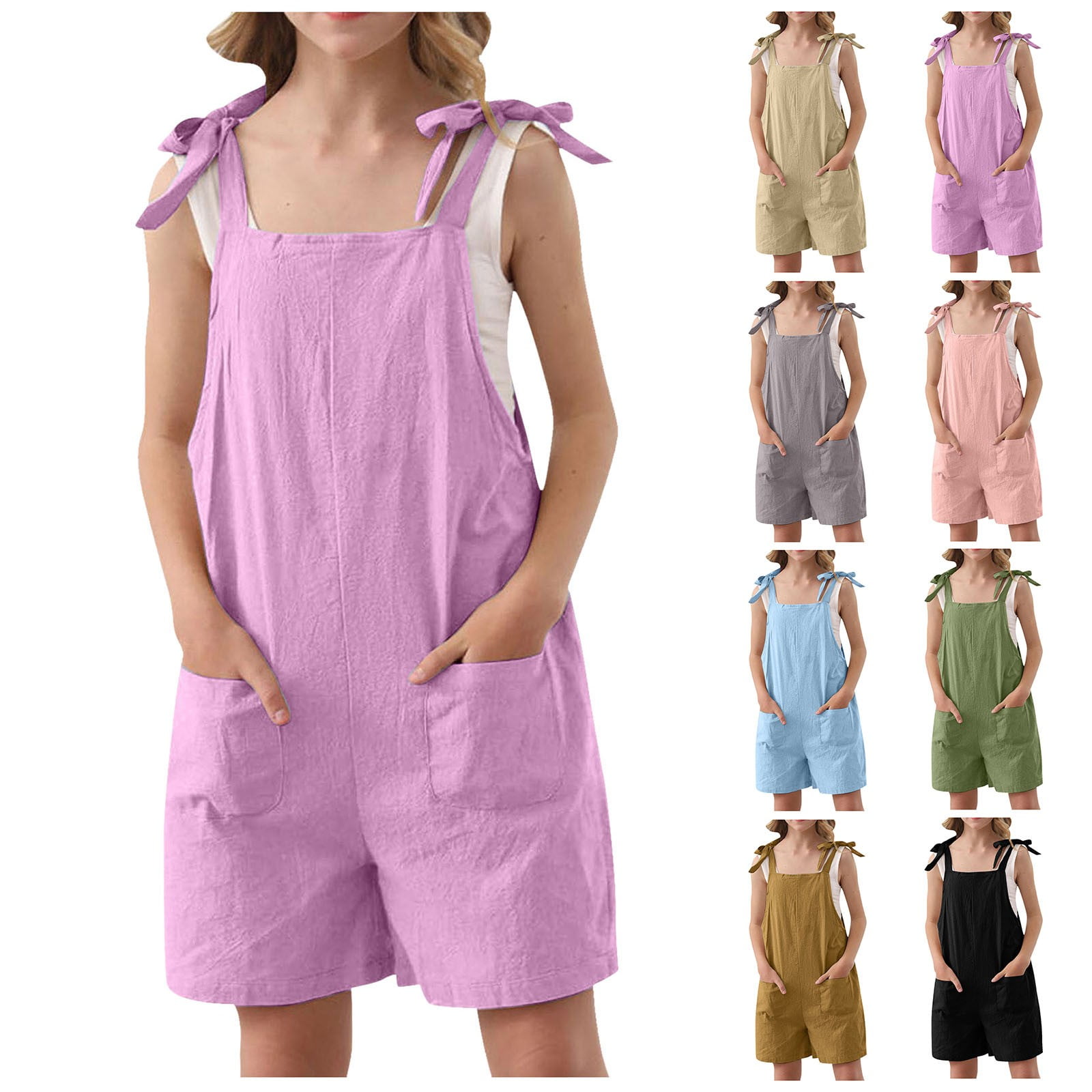 AJIWYH Girls Rompers Size 10-12,Girls Short Jumpsuits,Baby Girl Outfits ...