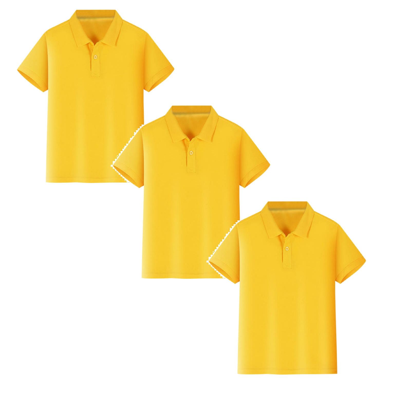 AJIWYH School Uniform Polo Shirts Multi-pack 3-Pack,Sizes 4-12 ...