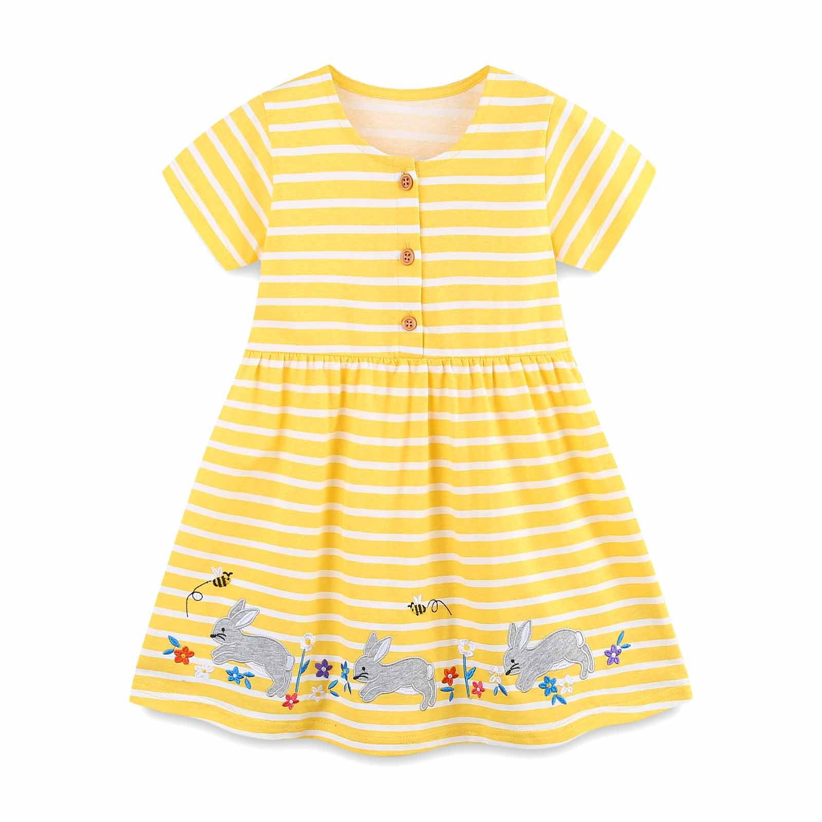 AJIWYH Spring Clothes for Girls,Easter Dress for Girls,Girls Summer ...
