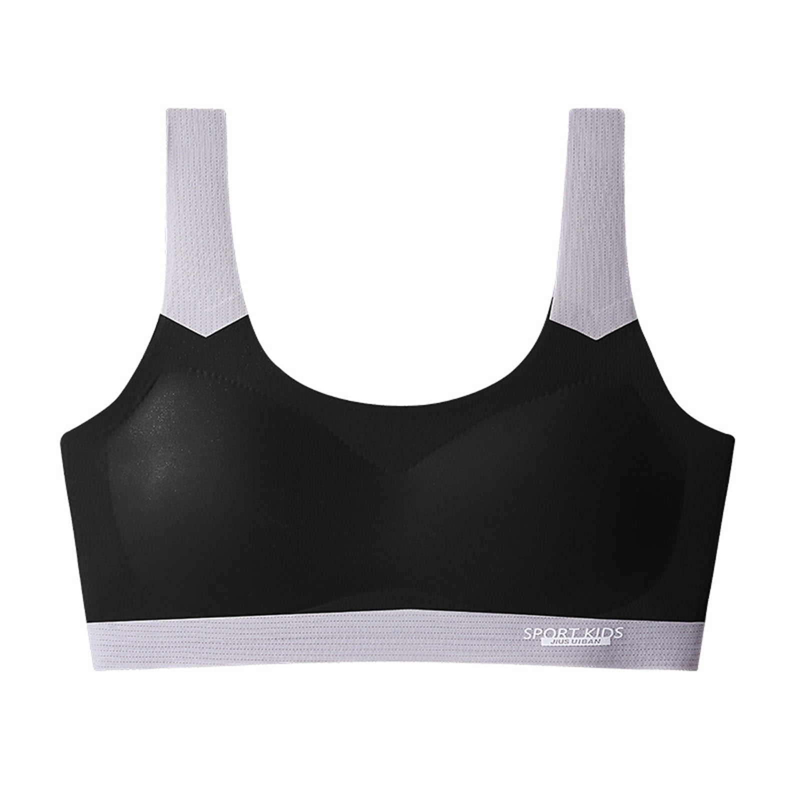 AJIWYH Training Bras for Girls Girls Sports Bras Comfort Soft Solid ...