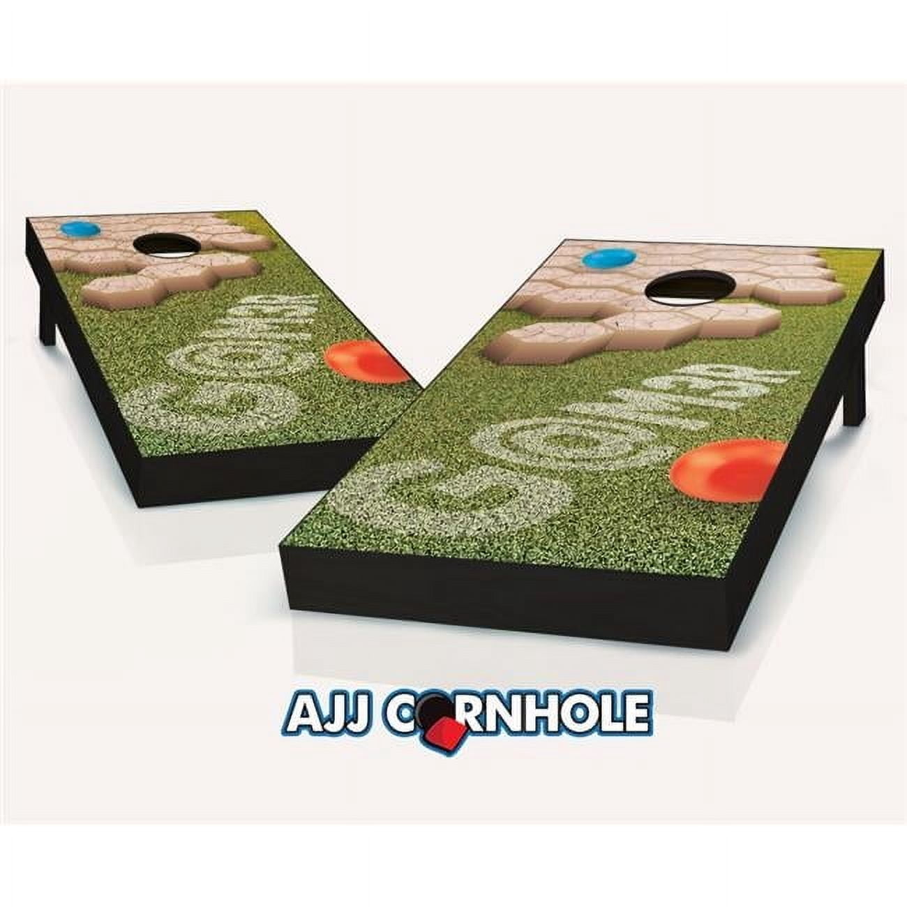 AJJCornhole 107-Gamer Gamer Theme Cornhole Set with Bags - 8 x 24 x 48 ...