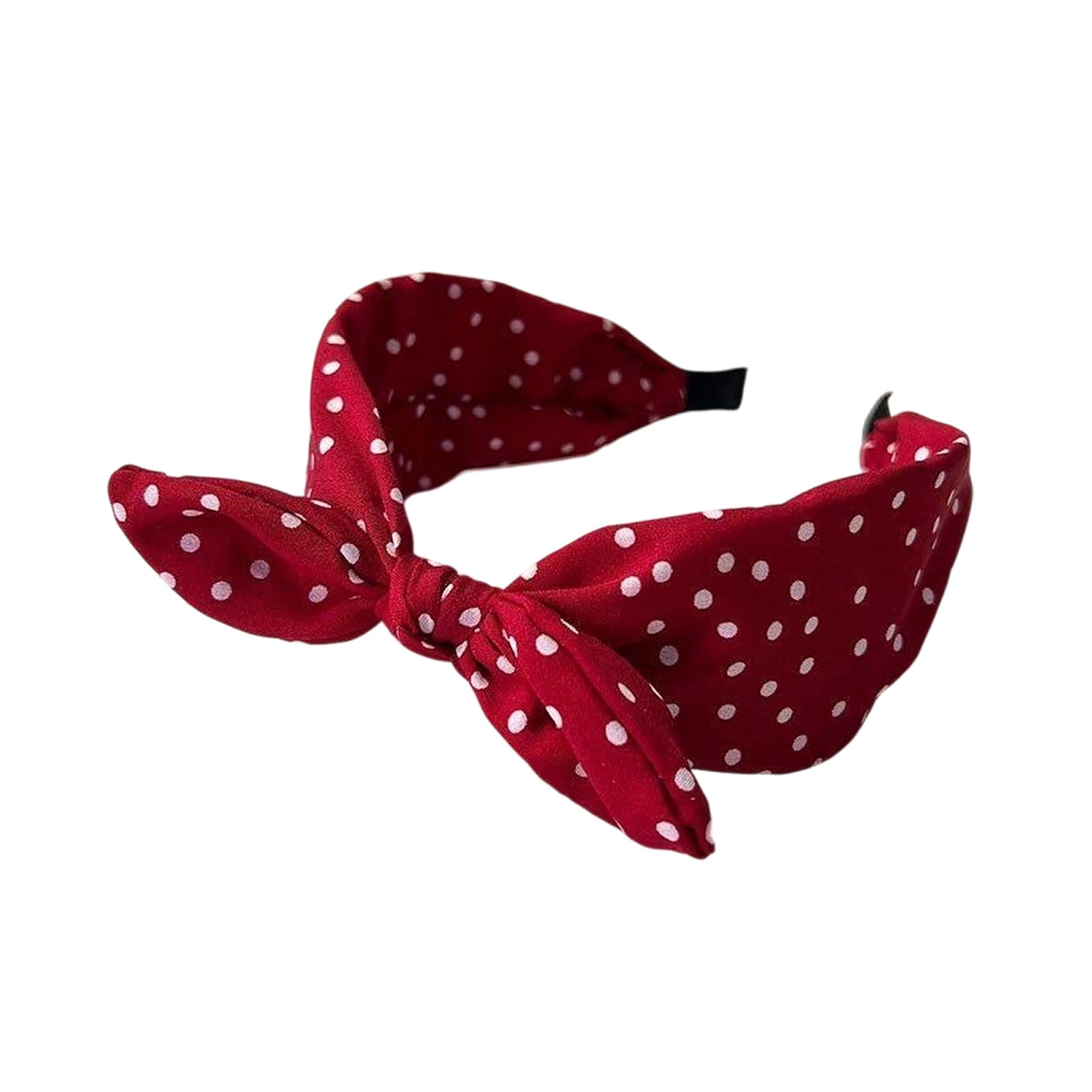 AJKHSAHDFJ Black Polka Bow Headbands Cute Halloween Headbands 50s Party ...