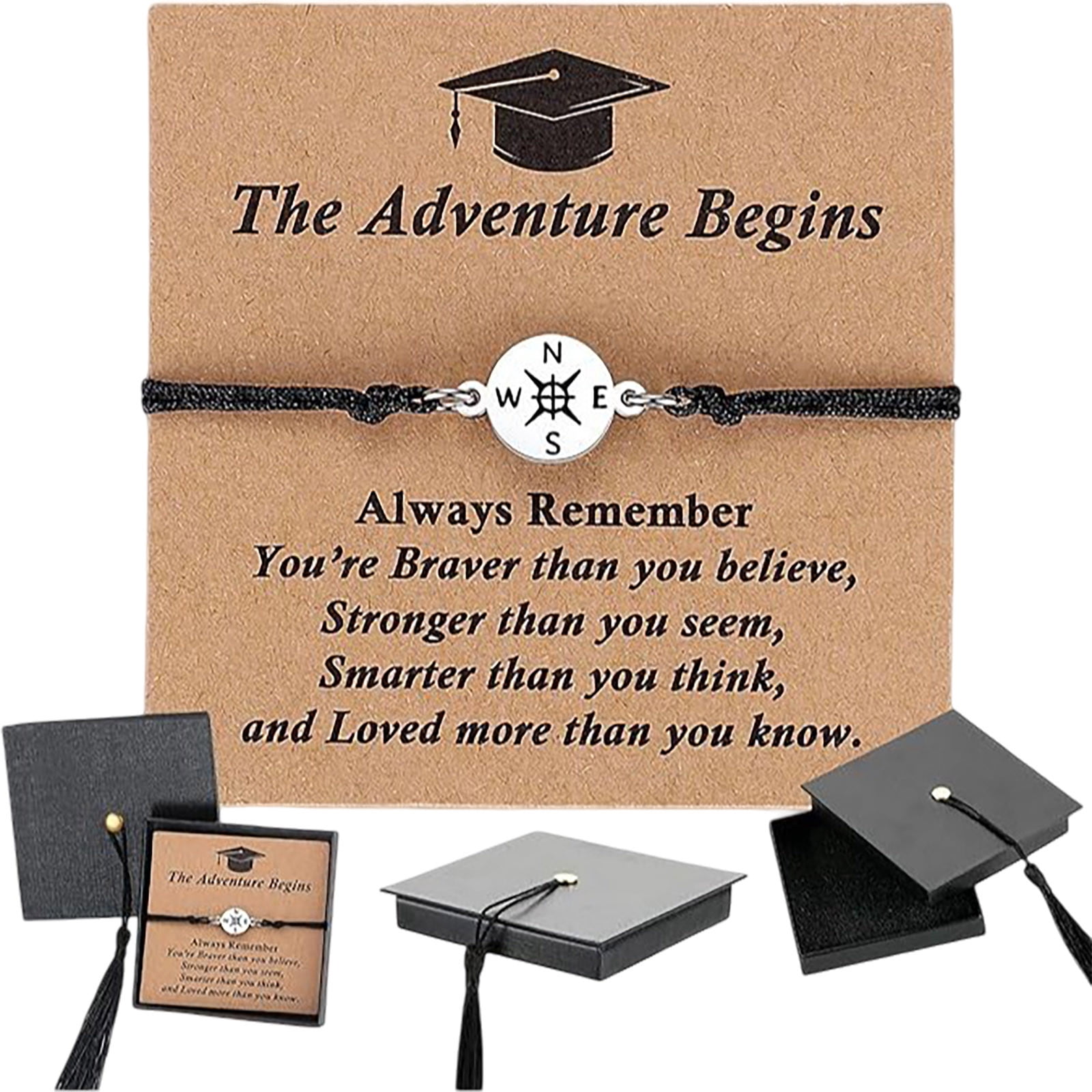 AJKHSAHDFJ Graduation Bracelets, Engraved Personalized Gifts ...