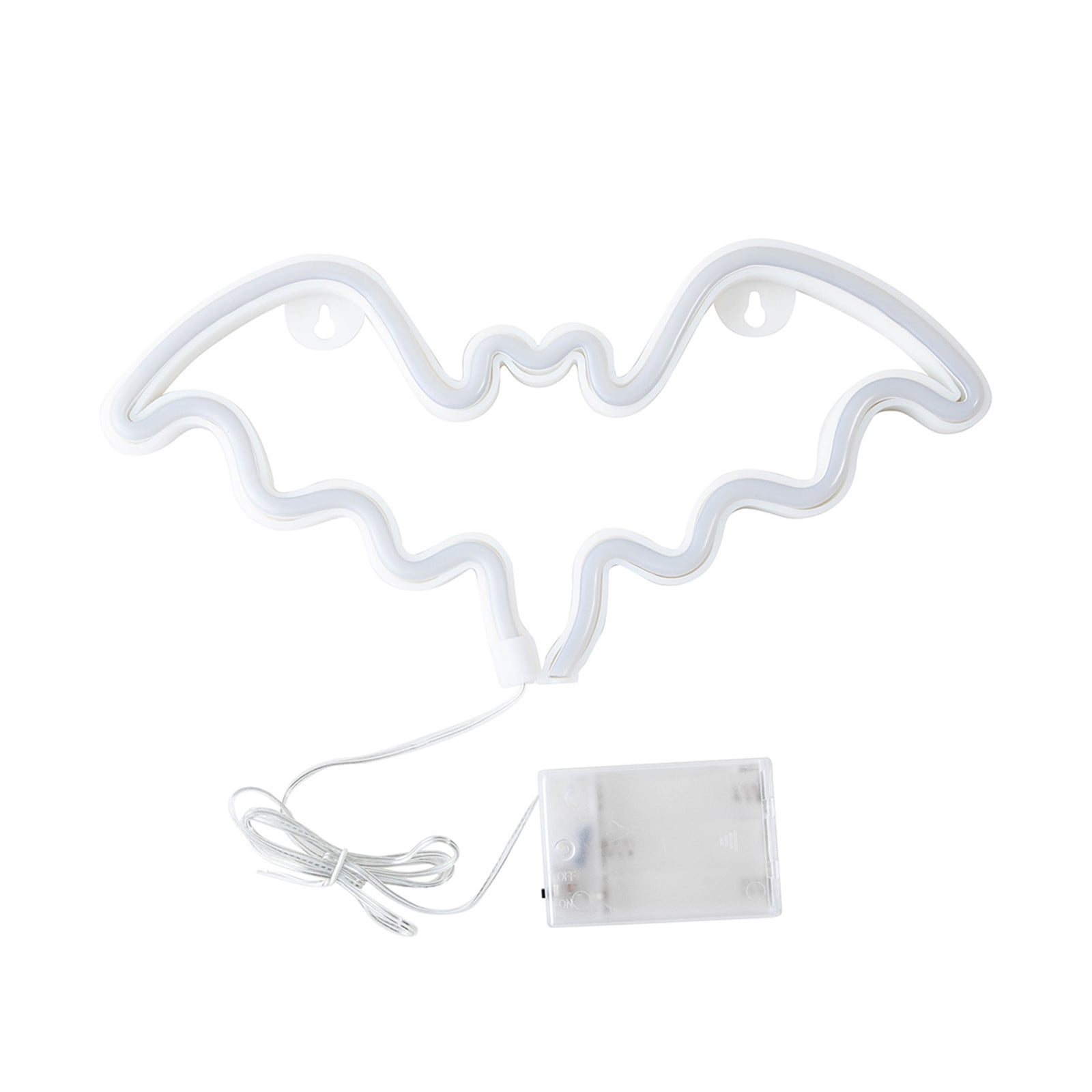 AJKSFHIU 2024 Halloween Decorations,LED Neon Bat Lights Halloween ...