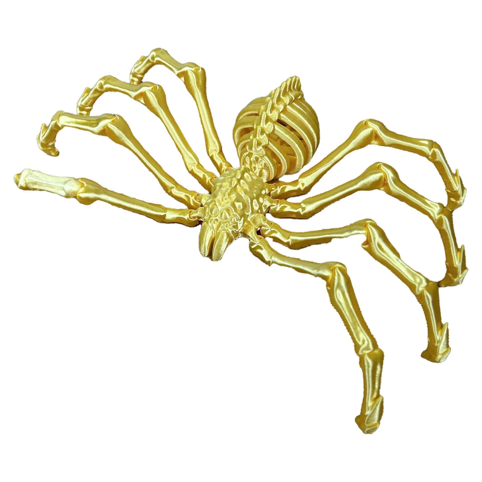 AJKSFHIU 3D Printed Spider,Hell Skeleton Wolf Spider Joint Movable ...