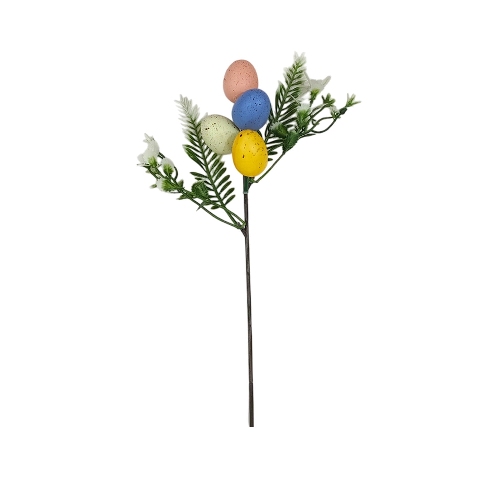 AJKSFHIU Artificial Easter Stems with Eggs, 12in Spring Floral Picks ...