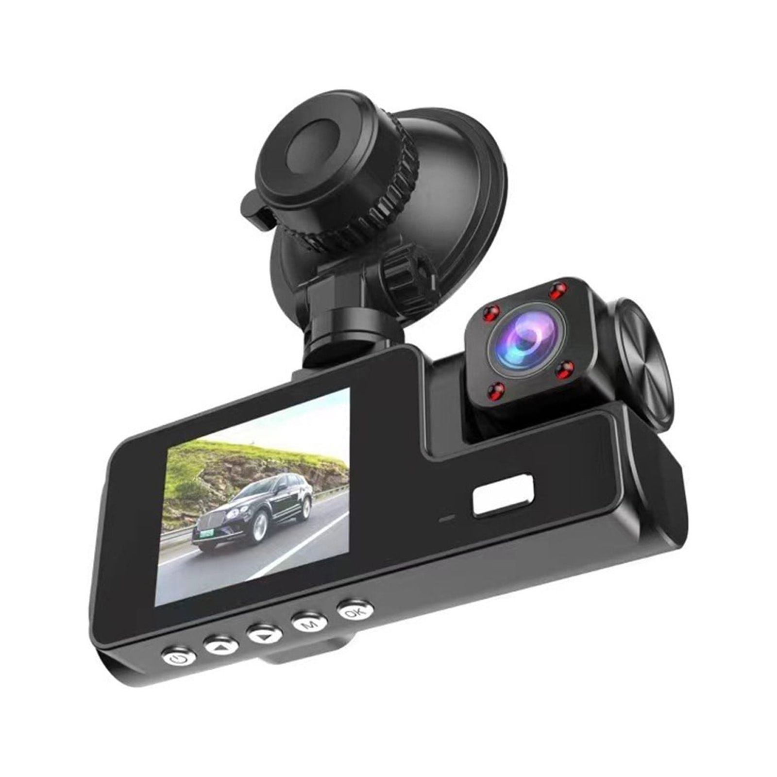 AJKSFHIU Mini Dash Cam Front and Rear Inside Recording,1080p Dash ...
