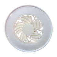 Socket Fan Light with Remote, 20.5in Small Ceiling Fan with 3-Speeds ...