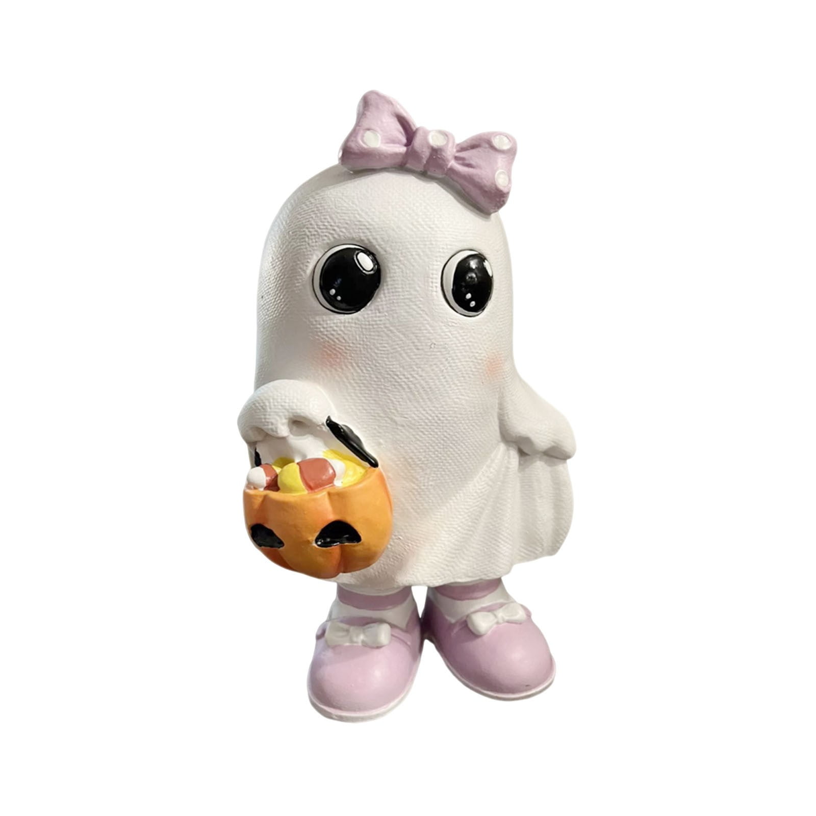 AJKSFHIU White Ghost Decor,Cute Ghost Halloween Table Decor,Cute Ghost ...