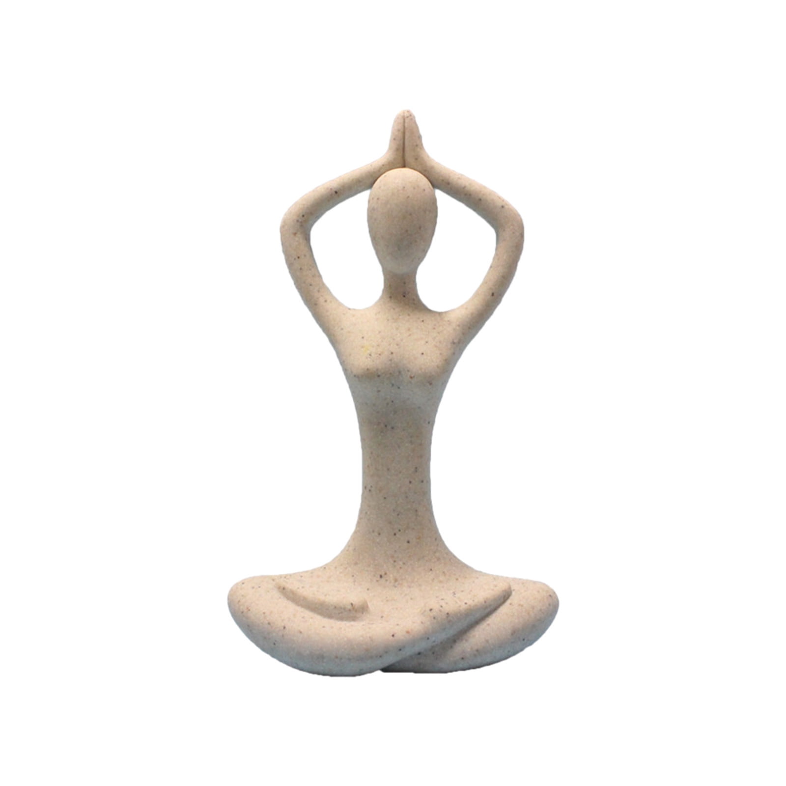 AJKSFHIU Yoga Statues Home Decor Ornaments,Resin Meditation Lady Yoga ...