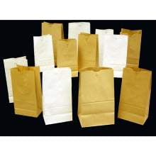 AJM Packaging Bleached Grocery Bag -- 500 per case. - Walmart.com