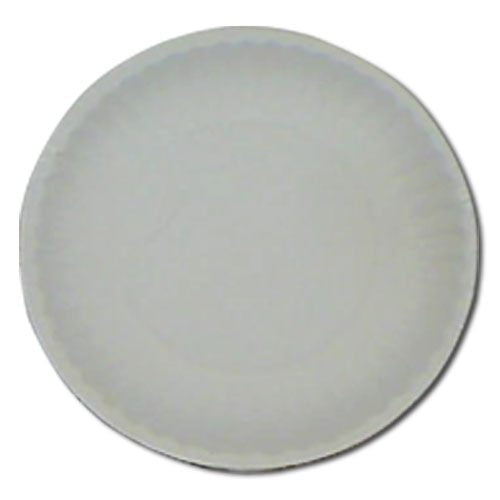 AJM Packaging White Uncoated Green Label Paper Plate, 6 inch -- 1000 ...
