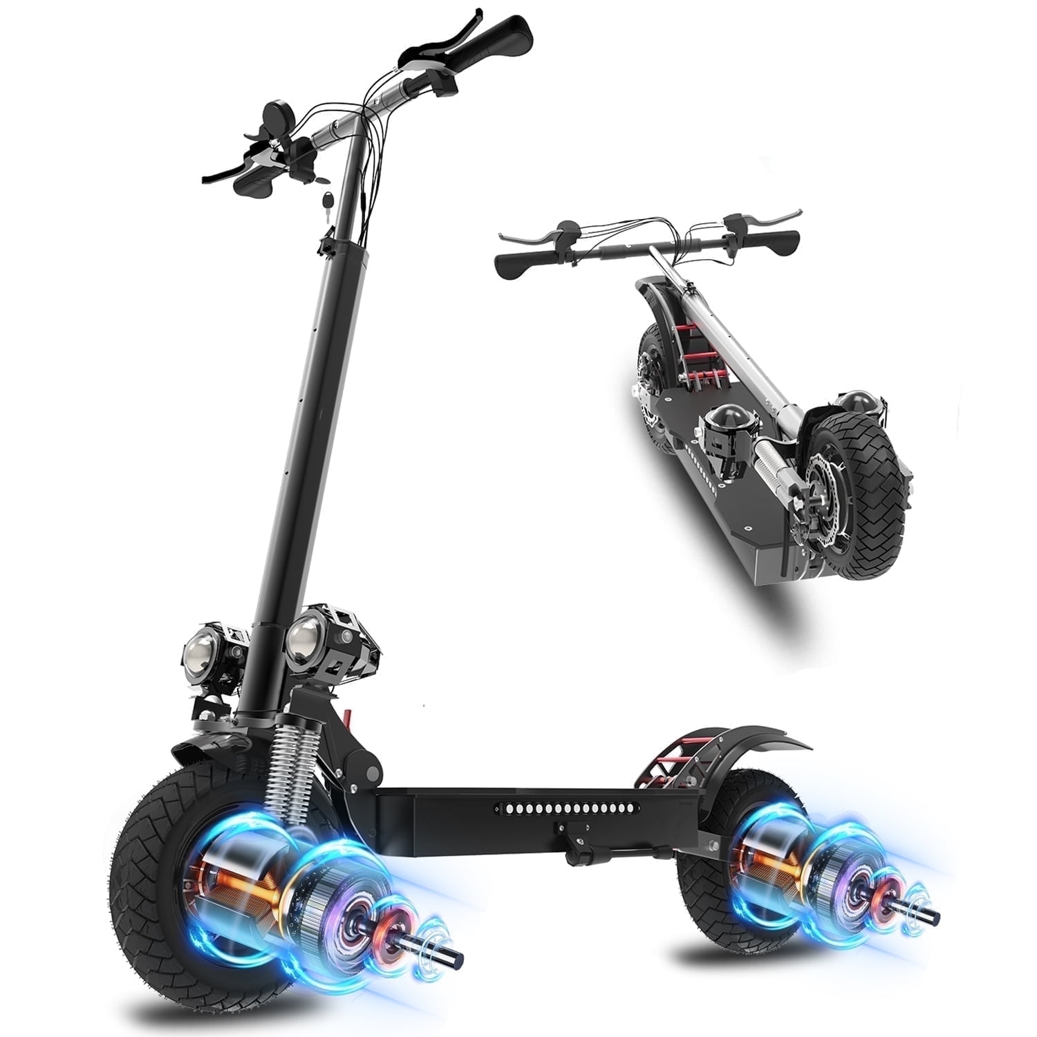 AJOOSOS X700 Adult Electric Scooter, 3200W Dual Motor, 45 mph & 50 ...
