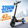 AJOOSOS X700 Adult Electric Scooter, 45 mph Max Speed Power by 3200W ...