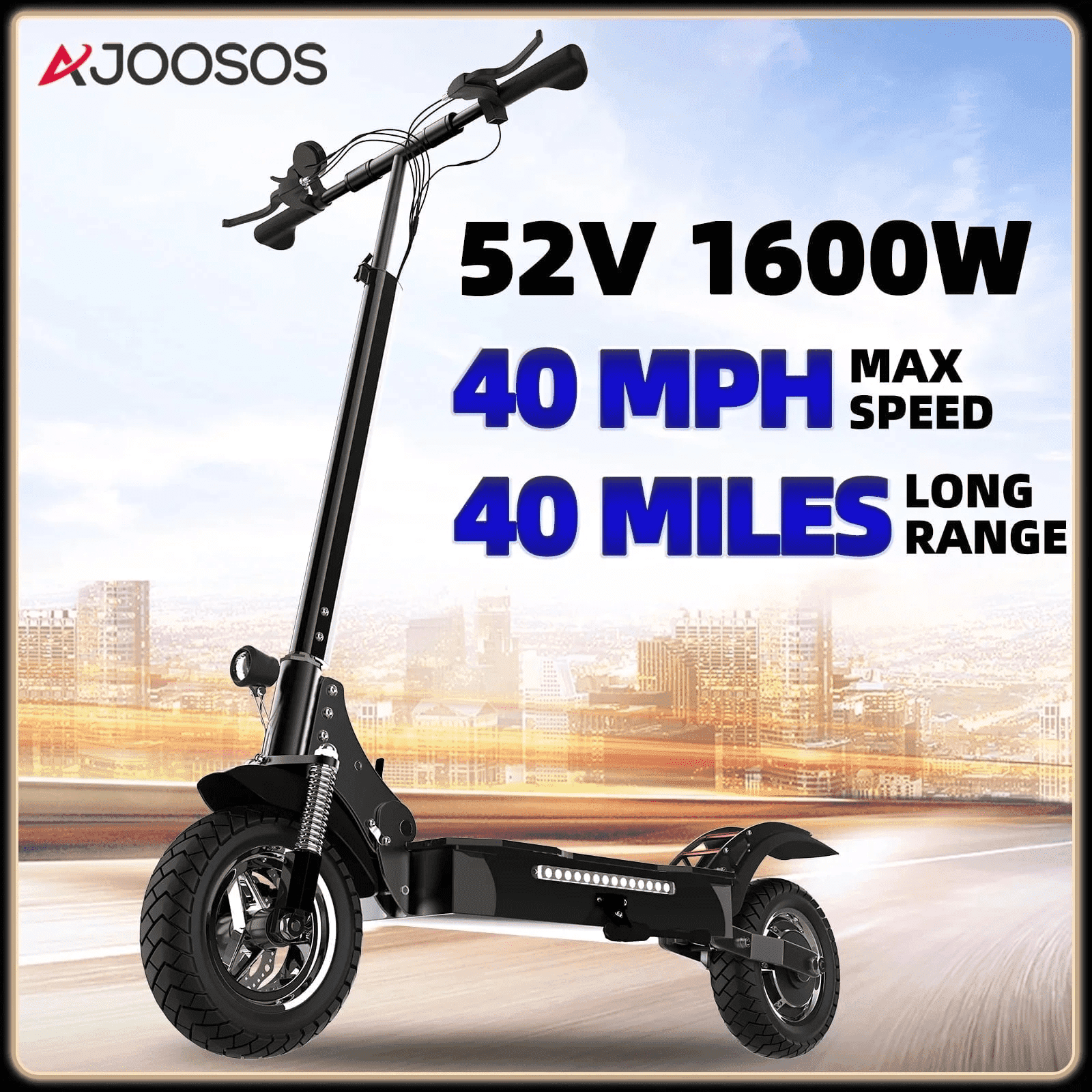 AJOOSOS X750 Pro Electric Scooter Adults, 40 mph Max Speed, 40 Miles ...